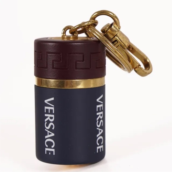 Accessories | Rare Versace Runway Battery Keyring With Classic Medusa ...